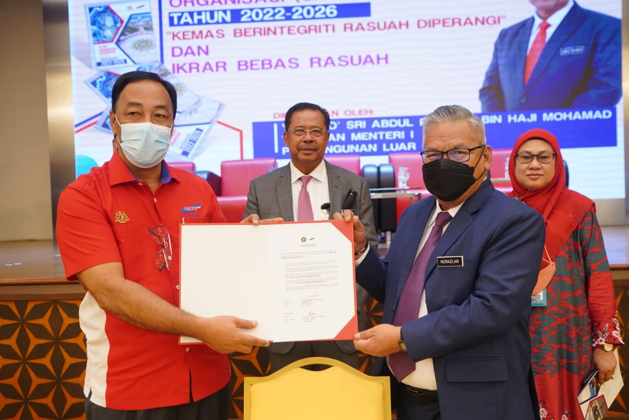 KEMAS lancar pelan anti rasuah organisasi (OACP), Bendung gejala rasuah ...