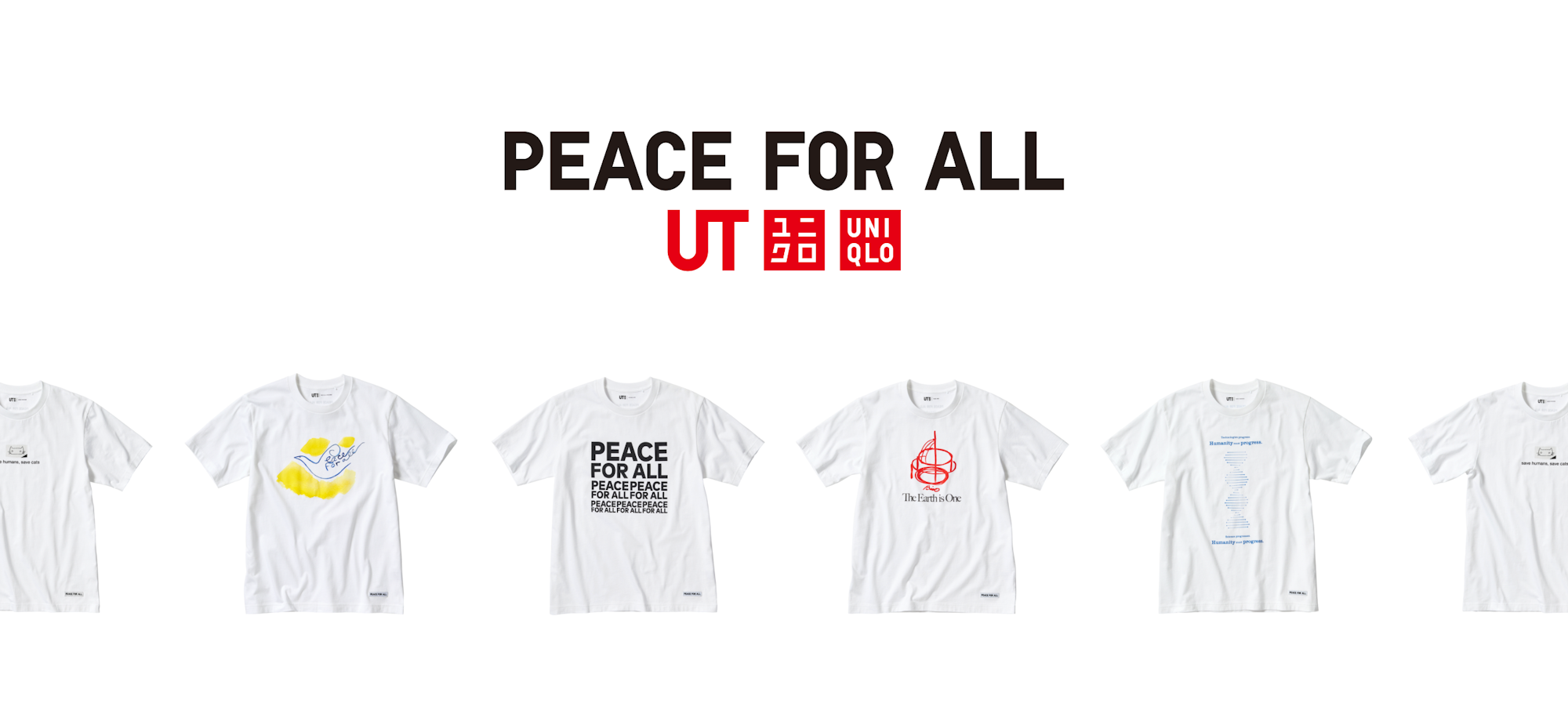Five New Designs Revealed for PEACE FOR ALL Charity T-shirt Project ...