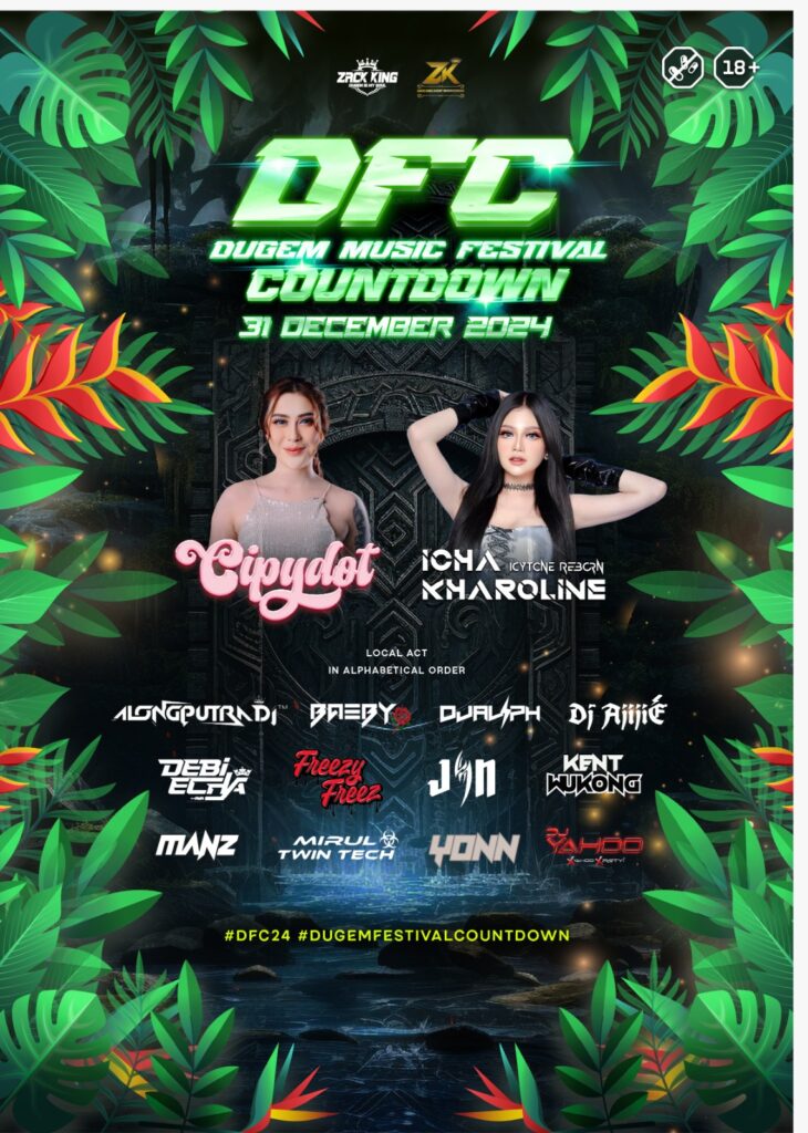 Dugem Festival at KL in 31st December 2024 as a countdown to 2025 ...